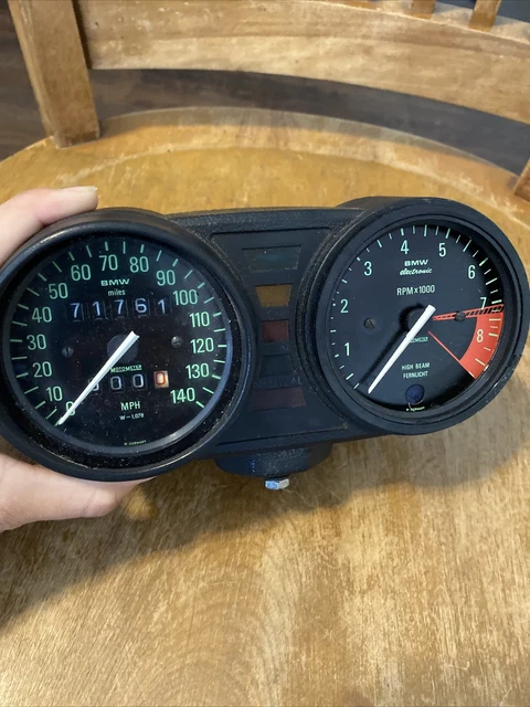 BMW R100 R80 R90 Speedometer Tachometer Instrument Dashboard Speedo ...