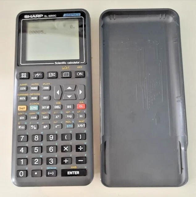 SHARP EL-9200C GRAPHICS Scientific Graphing Calculator with cover ...