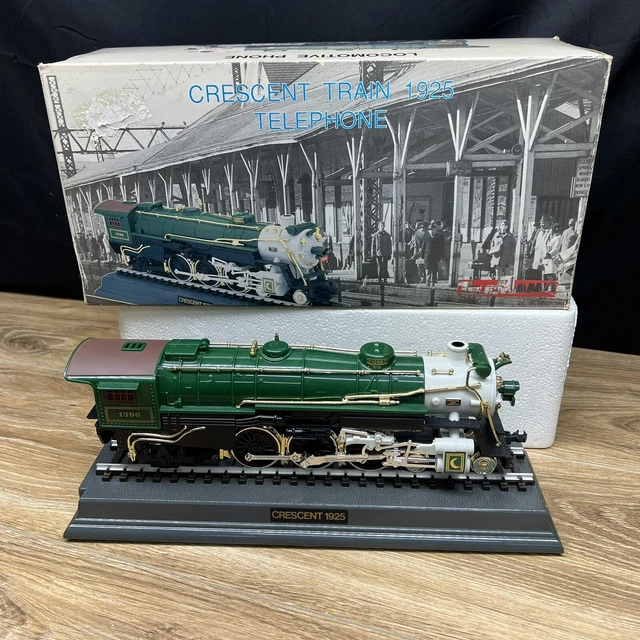 CRESCENT TRAIN 1925 - Locomotive Corded Telephone Train Sounds VTG RR ...