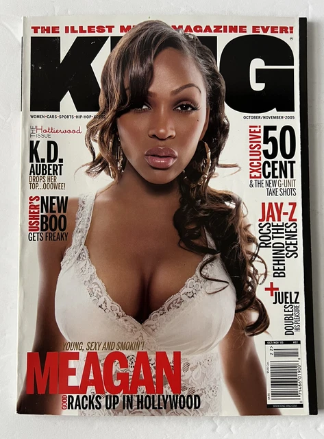 KING MAGAZINE OCTOBER November 2005 Meagan Good K. D. Aubert Jay Z 50 ...