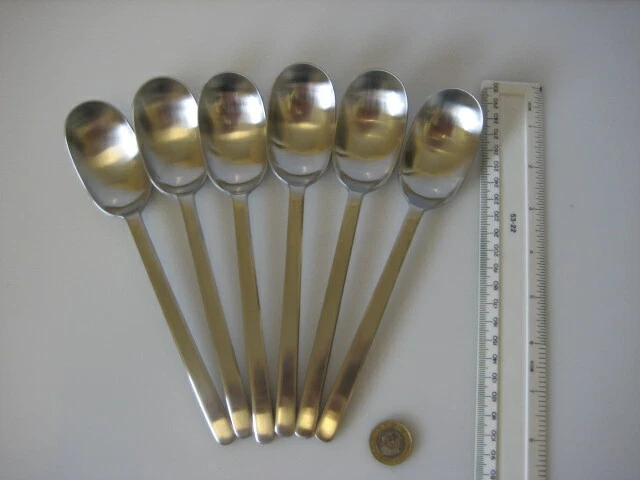 UNUSED 6 X Ikea Data Dessert Spoons Stainless Steel Cutlery Not ...