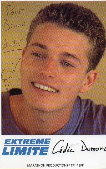CARTE DEDICACEE CEDRIC DUMOND - 10x15 cm - TV EUR 10,00 - PicClick FR