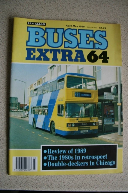 BUSES EXTRA MAGAZINE Book Apr 1990 Issue 64 Chicago Clydeside £1.25 ...