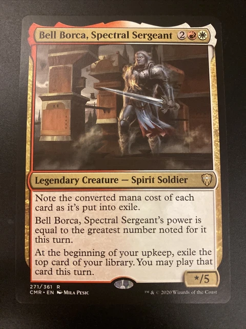 BELL BORCA, SPECTRAL Sergeant 271/361 MTG Commander Legends Rare NM ...