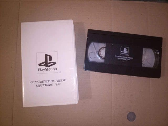 RARE! CASSETTE VHS de présentation officielle PlayStation à la presse (1996) EUR 25,00 - PicClick FR