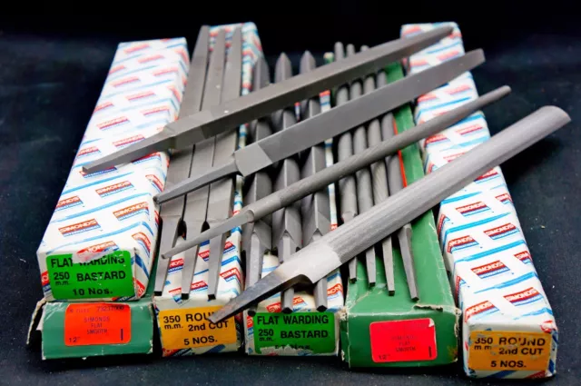 SIMONDS FILE 4” 6” 8” 10” 12” 14” Round Half Square Flat 3 Square ...