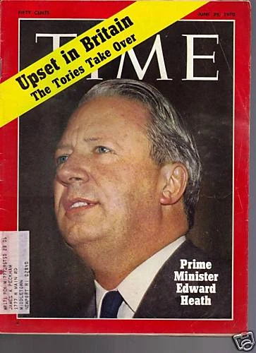TIME MAGAZINE PRIME Minister Edward Heath June 29, 1970 £15.79 ...