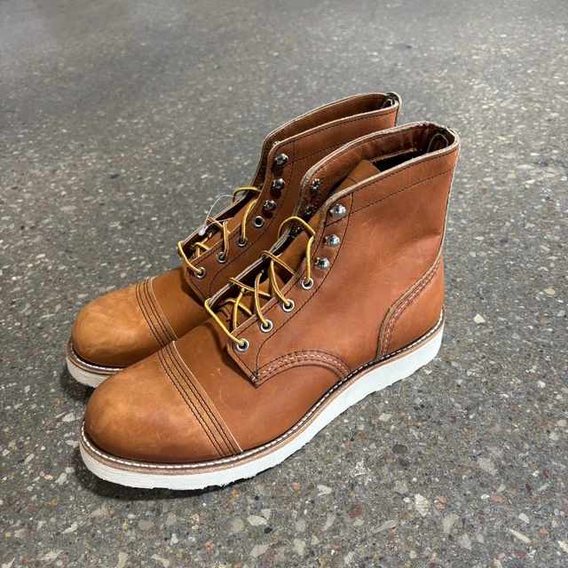 RED WING #8089 Iron Ranger Traction Tred Oro Leather Men Size 10D Made ...