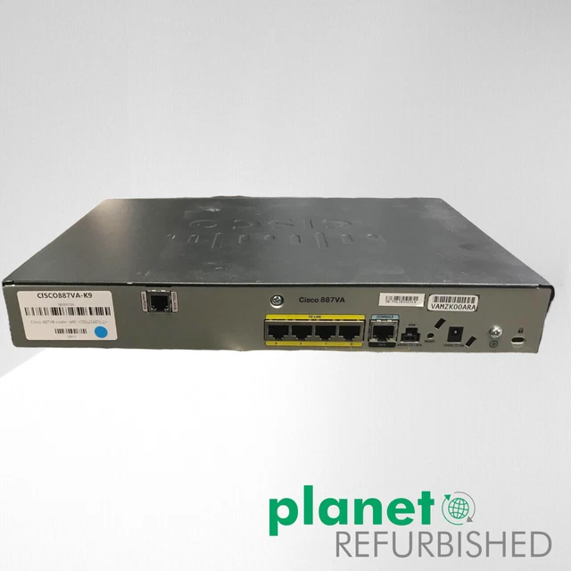 CISCO887VA-K9 ROUTEUR CISCO 887VA avec VDSL2/ADSL2+ sur POTS EUR 9,96 ...