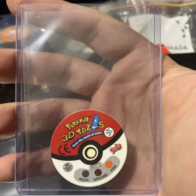 POKEMON 3D TAZOS 1999 Official Simba Nintendo Stamped & Licensed MARILL ...