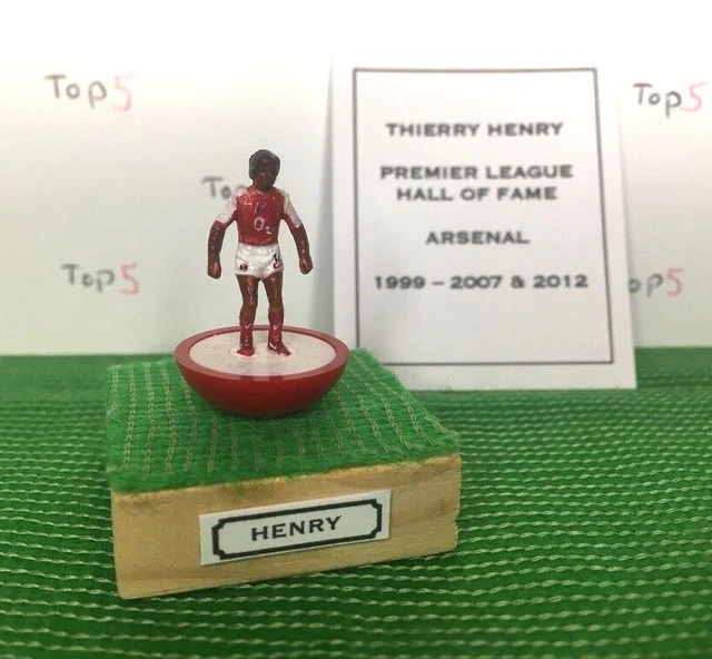 TOP 5 SUBBUTEO Arsenal Icon "Thierry Henry" Handpainted Football Gift £ ...