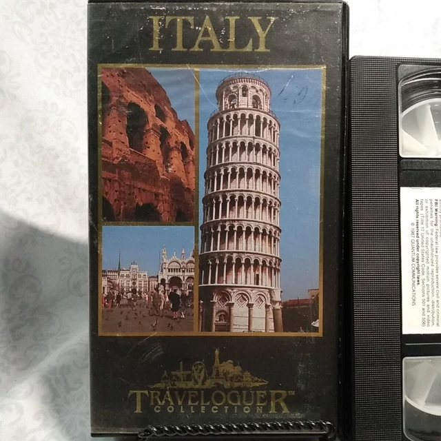 TRAVELOGUER COLLECTION TREASURES Of Italy VHS VCR Video Tape Movie RARE ...