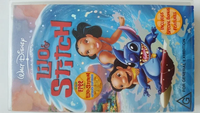 VHS VIDEO TAPE- Lilo & Stitch - Walt Disney - PAL-Rare, Collectors ...