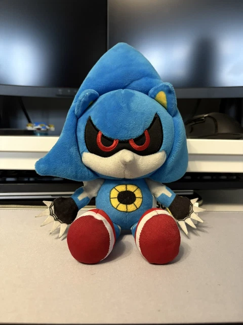 SONIC THE HEDGEHOG Metal Sonic Jakks Pacific Classic Plush Soft Toy 8 ...