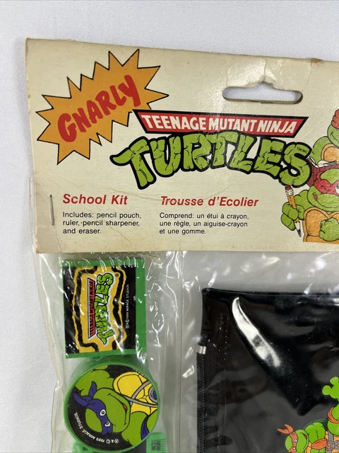 TMNT 1989 Teenage Mutant Ninja Turtles SCHOOL KIT / TROUSSE ÉCOLIER ...