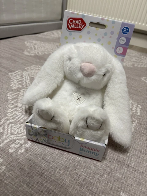 CHAD VALLEY SNUGGLE Bunny Rabbit Plush Toy Comforter Toy New Boxed ...