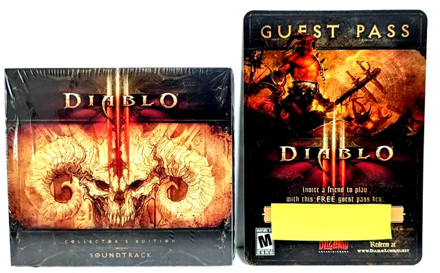 DIABLO III MUSIC Soundtrack Compact Disc CD Collector's Edition ...