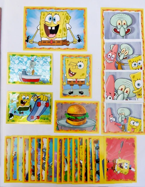 SPONGEBOB SQUARE PANTS Panini 2011 Album + Full Set 216/216 Nickelodeon ...
