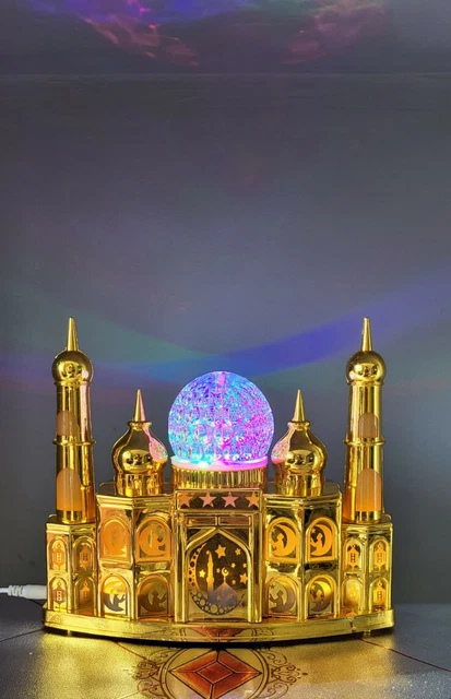 LED LIGHT UP Mosque Ornament Tabletop Showpiece Table Art for Eid Gift ...