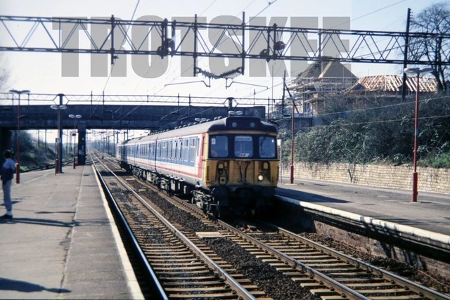 35MM SLIDE BR British Rail Electric EMU Class 312 312788 Witham 1989 ...