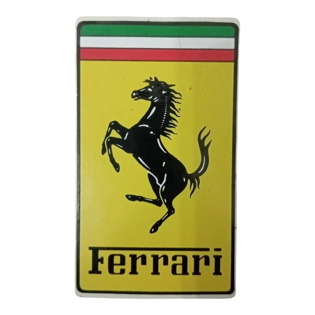 SCUDERIA FERRARI - Old Stickers Adesivo Pubblicitario D'epoca - Cm9X5 ...