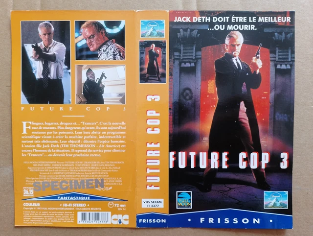 JAQUETTE VHS - Future Cop 3 - Vhs Sleeve EUR 5,00 - PicClick FR