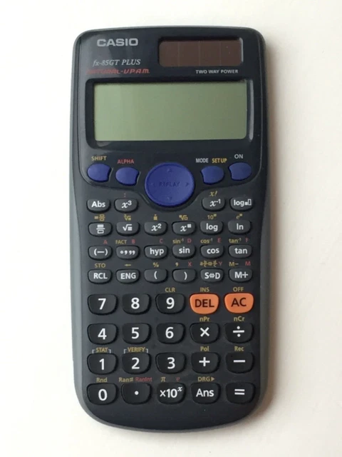CASIO FX-85GT Plus Scientific Calculator Natral VPAM Black & Grey £12. ...