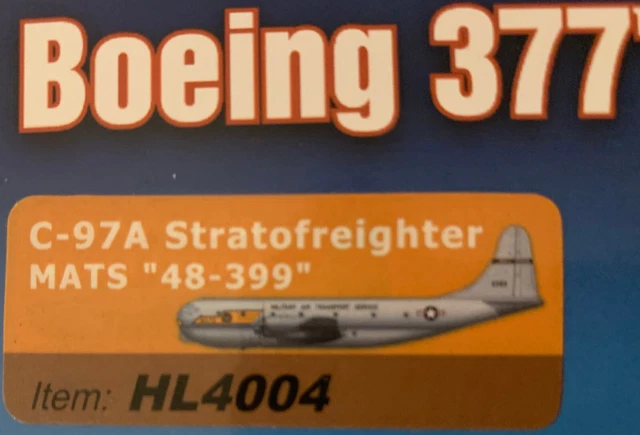 HM HOBBYMASTER BOEING C-97A stratofreighter MATS 48-399 USAF 1/200 ...
