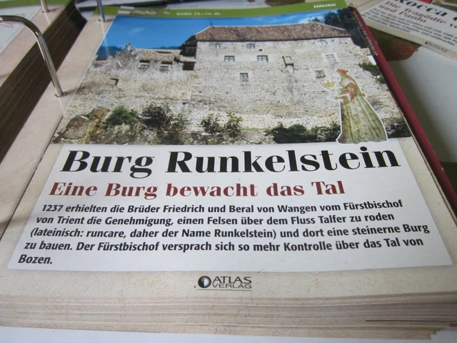 BURGEN UND SCHLÖSSER Italien Burg Runkelstein Südtirol EUR 4,72 ...