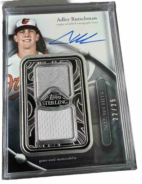 ADLEY RUTSCHMAN STERLING Swings Auto Relic 2024 Topps Sterling SWAR-ARU ...
