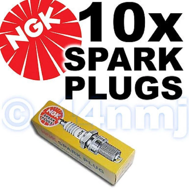 10X VÉRITABLE NGK Remplacement Allumage Bougies BKR6EKU Stock N°6993 ...