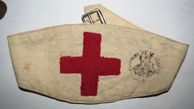 RARE BRASSARD CROIX Rouge Red Cross (largeur:40cm) EUR 10,50 - PicClick FR
