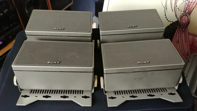 2 PAIRS SONY SS-X2A Profeel Speakers (Magnetically Sheilded) Retro ...