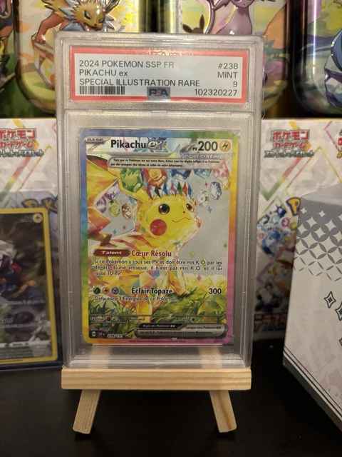CARTE POKÉMON PIKACHU EX 238/191 ALT PSA 9 MINT - Étincelles ...