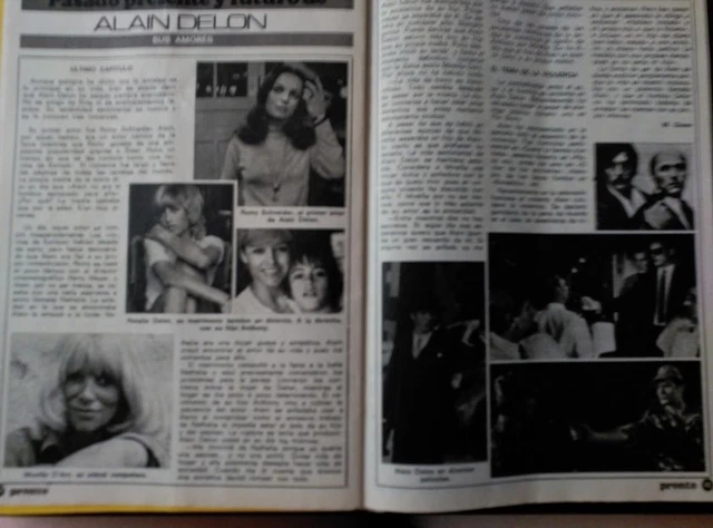 CLIPPINGS ALAIN DELON ROMY SCHNEIDER NATHALIE NATALIE ANTHONY MIREILLE DARC EUR 4,00 - PicClick FR