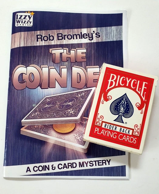 THE COIN DECK by Rob Bromley - Professional Card & Coin Magic Trick £22 ...