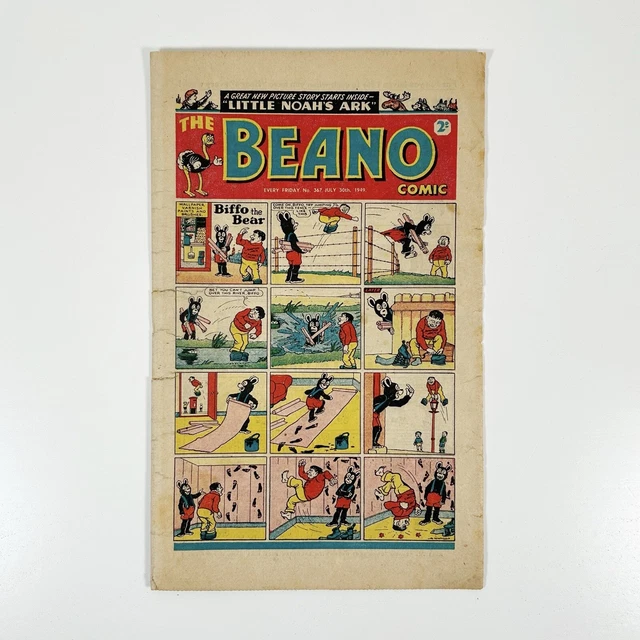 VINTAGE THE BEANO Comic Book Issue No. 367 July 30th 1949 - GOOD ...