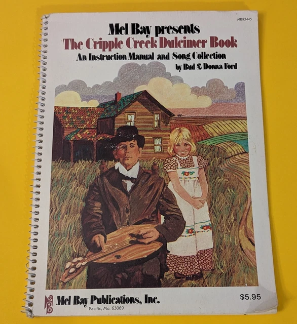 VINTAGE MEL BAY Cripple Creek Dulcimer Book 1977 - 70s Instruction ...