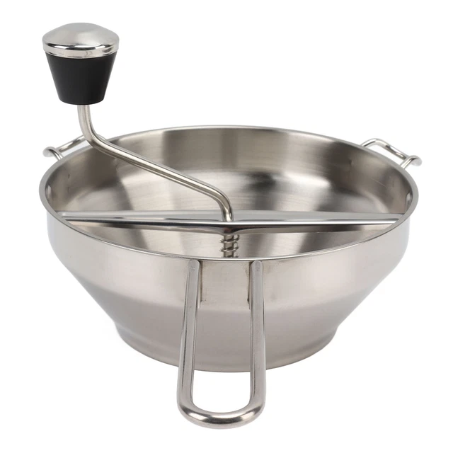 Stainless Steel Food Mill With 3 Plates Stainless Steel Manual Food ...