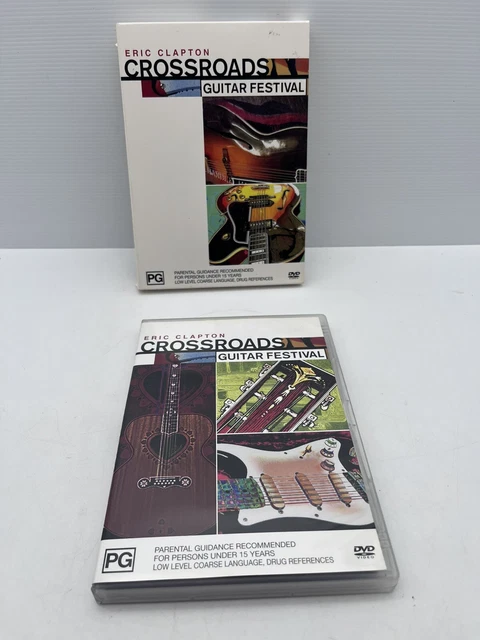 ERIC CLAPTON CROSSROADS Guitar Festival (DVD, 2004, 2-Disc) Region 4 ...