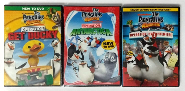 LOT OF 3 The Penguins of Madagascar Operation: DVD Premier, Get Ducky ...