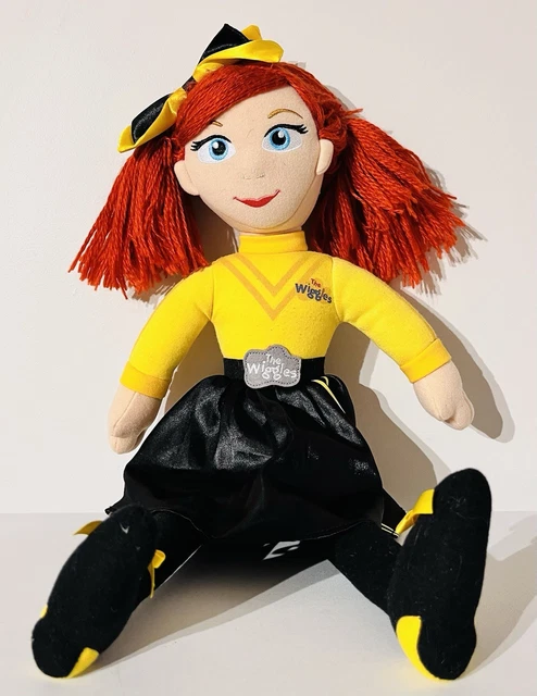 THE WIGGLES EMMA Wiggle Doll Yellow Wiggle Plush Toy 50cm Jasnor 2021 ...