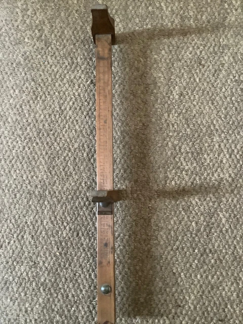 VINTAGE WOODEN SLIDING Foot Measure £15.00 - PicClick UK