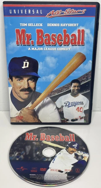 MR BASEBALL (DVD, 1992, Tom Selleck, Dennis Haysbert, OOP) Canadian $14 ...