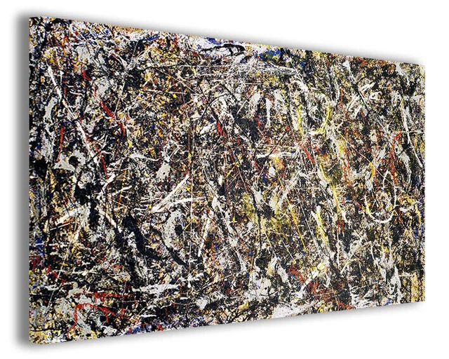 FAMOUS PAINTINGS JACKSON Pollock III Canvas Prints Famous Reproductions ...