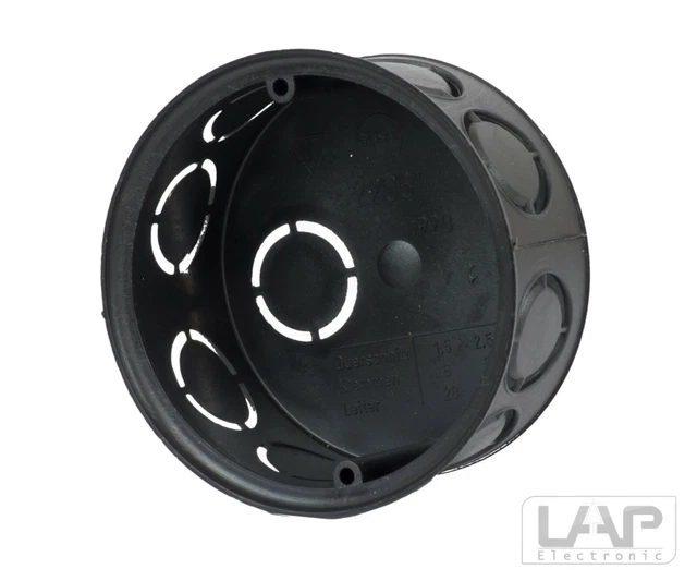 UP JUNCTION BOX Flush-mounted Distribution Box Distributor Box Ø70mm £5 ...