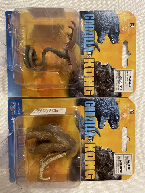 PLAYMATES MONSTERVERSE GODZILLA vs KONG MINI WARBAT & BEHEMOTH Figures ...