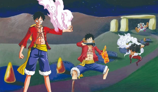 ONE PIECE MONKEY D. Luffy Playmat MTG Time Walk Straw Hat One Piece ...