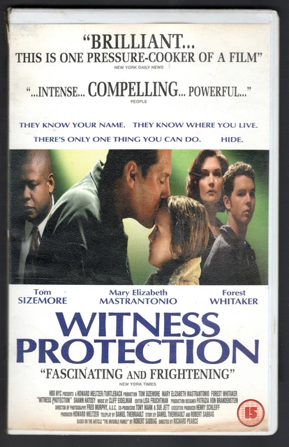WITNESS PROTECTION TOM Sizemore Mary Elizabeth Mastrantonio Hatosy Big ...