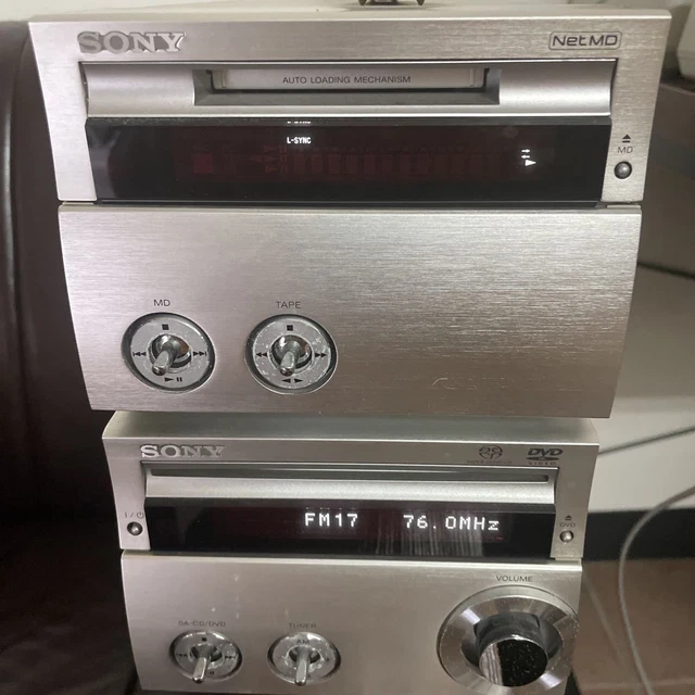 SONY CMT-SE9 MDS-SE9 Hcd-Se9 Sacd Cd Dvd Md Cassette Deck $403.27 ...